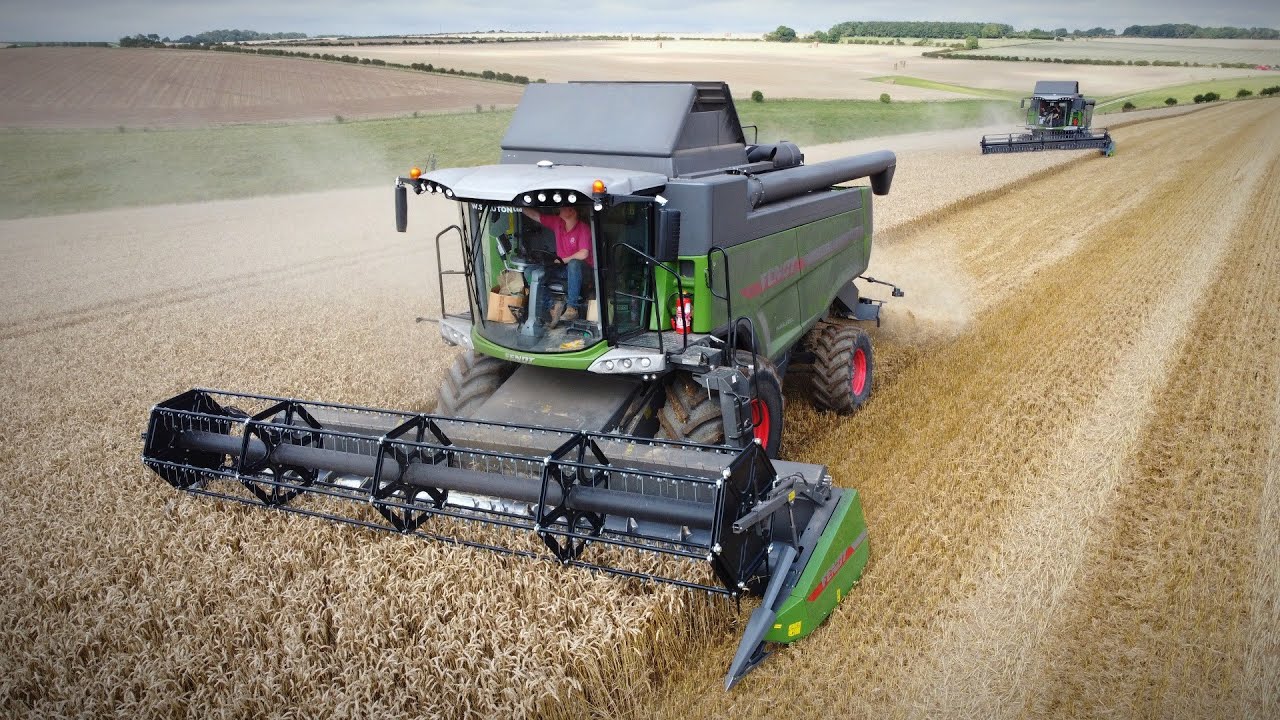 Fendt 6335 C PL Six-Walker Combine: CUSTOMER REVIEW - YouTube