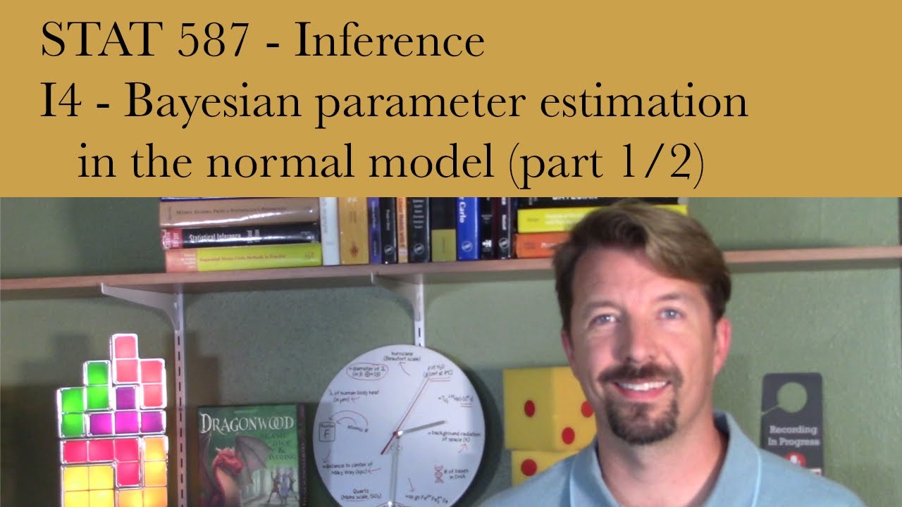 I4 Bayesian parameter estimation for a normal model (part 1/2) - YouTube