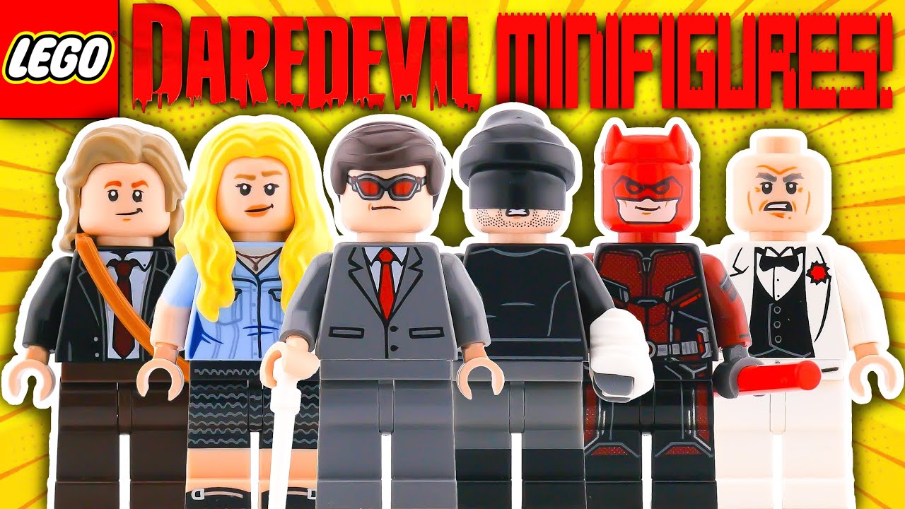 Lego Daredevil Custom Minifigures! (Netflix/Disney+ Versions) - YouTube