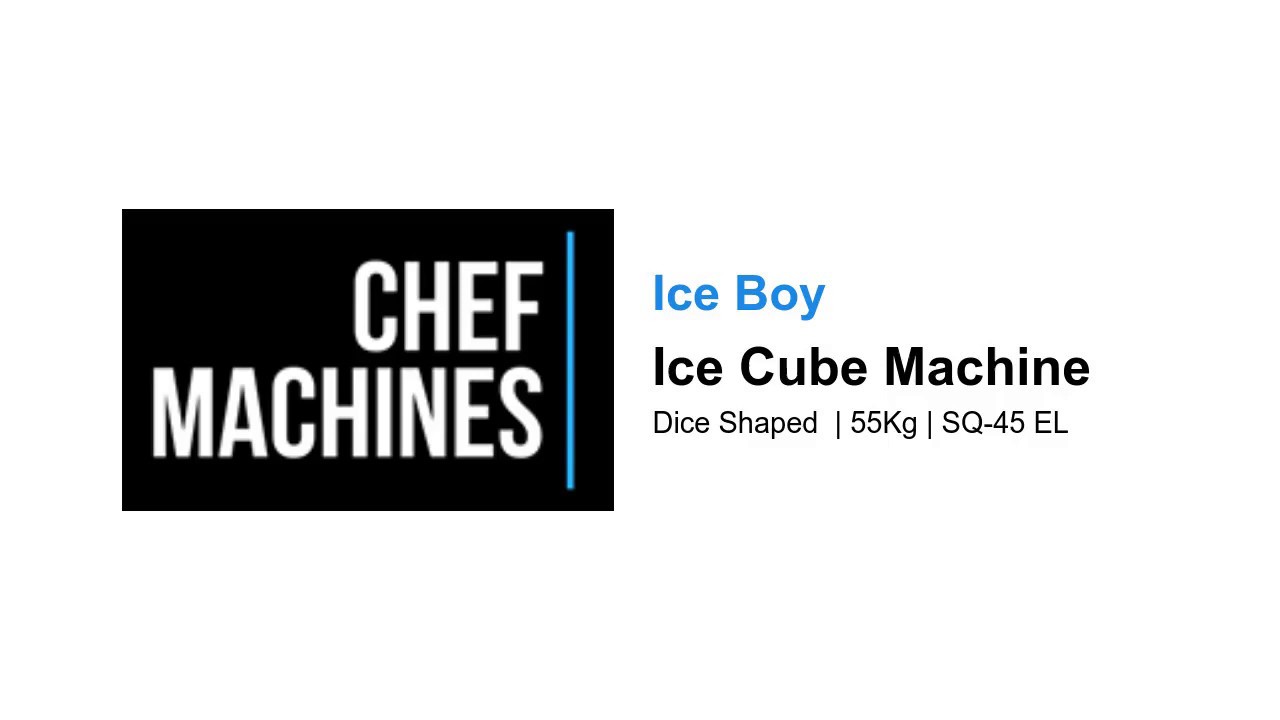 Ice Boy Ice Cube machine 55 Kg - YouTube