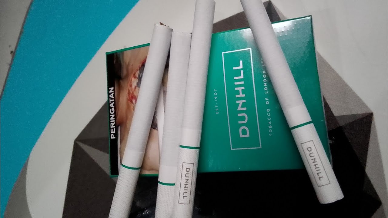 Review rokok DUNHILL menthol. 2024||new. #unboxing #rokok #dunhill ...