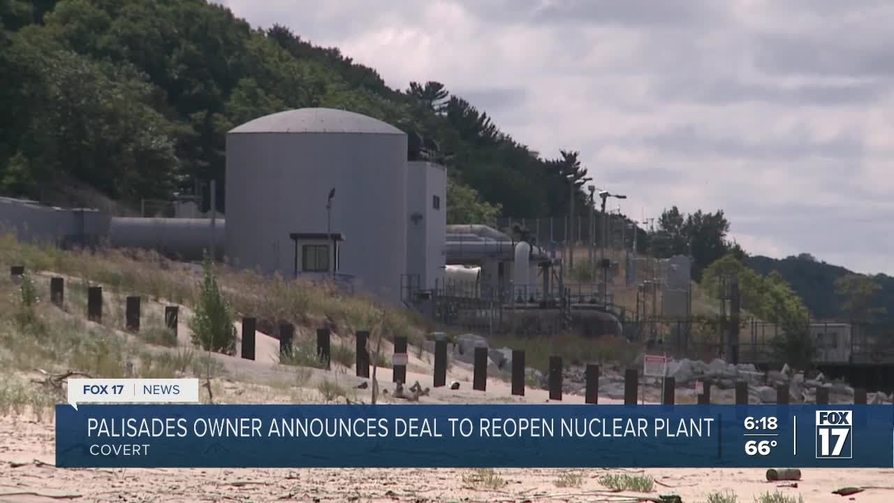 Palisades owner announces deal to reopen nuclear plant - YouTube