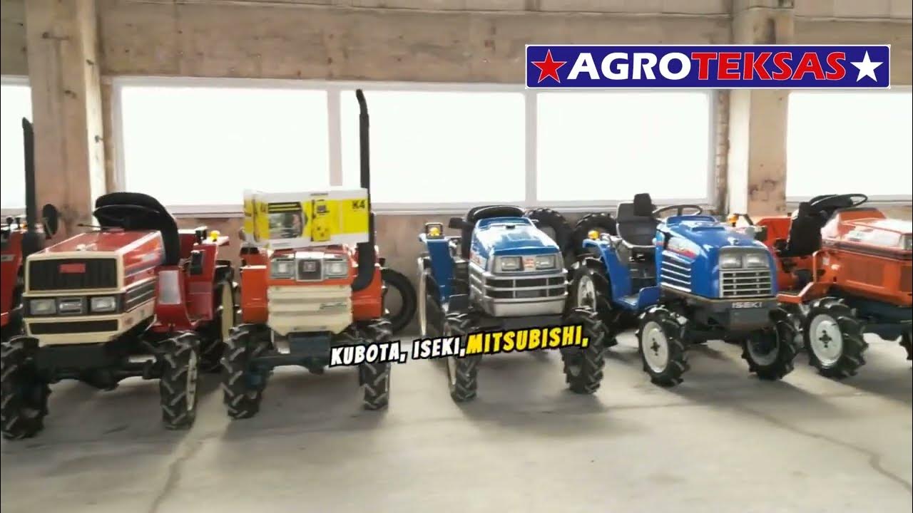 DIDEKLIS PASIRINKIMAS JAPONIŠKŲ MINI TRAKTORIŲ | AGROTEKSAS - YouTube