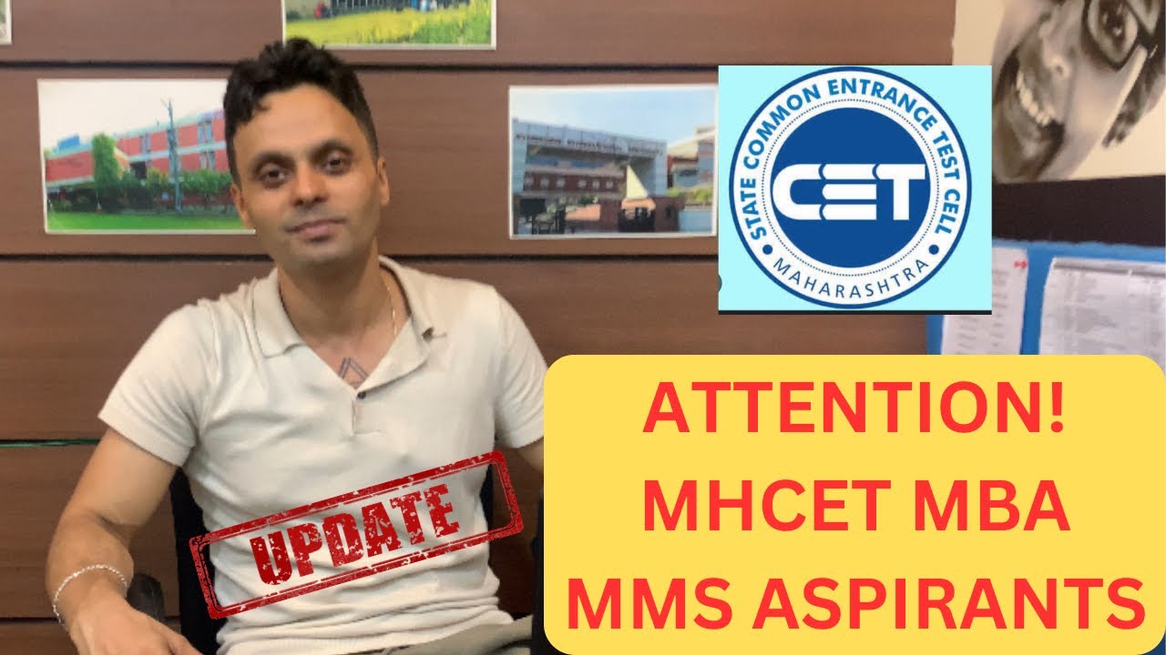 MH CET New Update! Must watch video for MHCET MMS Aspirants! - YouTube
