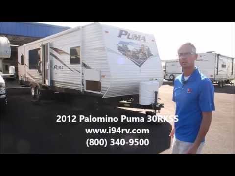 *SOLD* i94rv com 2012 Palomino Puma 30 RKSS Rear Kitchen Travel Trailer ...