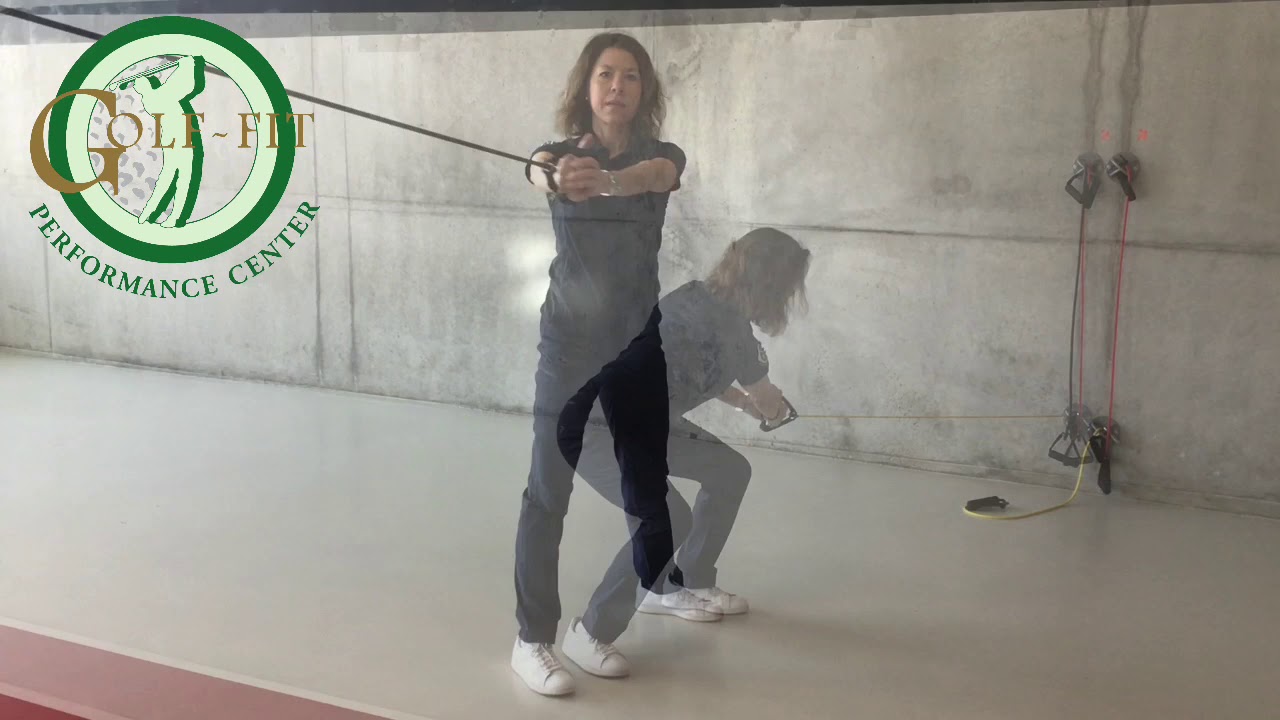 GF Golf activation avec élastiques - YouTube