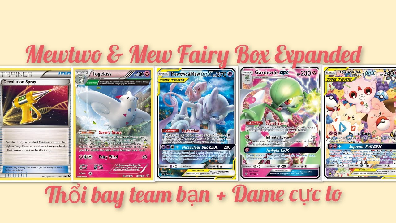 Mew3 Fairy Expanded | Đính gần 20 năng lượng cực nhanh với deck này ...