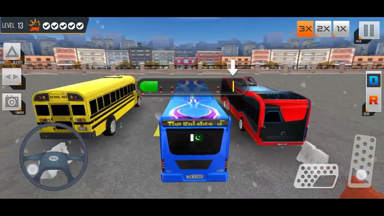 Next 10-Missions Of Hard Bus Parking 11-20 || Modern Bus parking Game ...