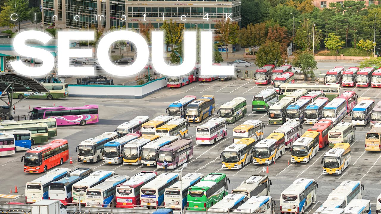 Experiencing REAL Korea | Seoul Express Bus Terminal | Cinematic 4K ...