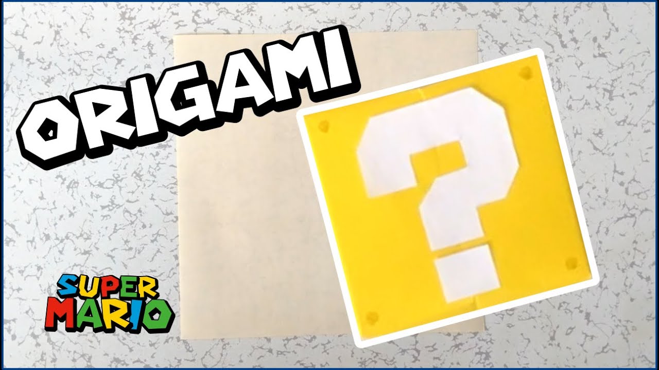Super Mario | Origami | Question Block - YouTube