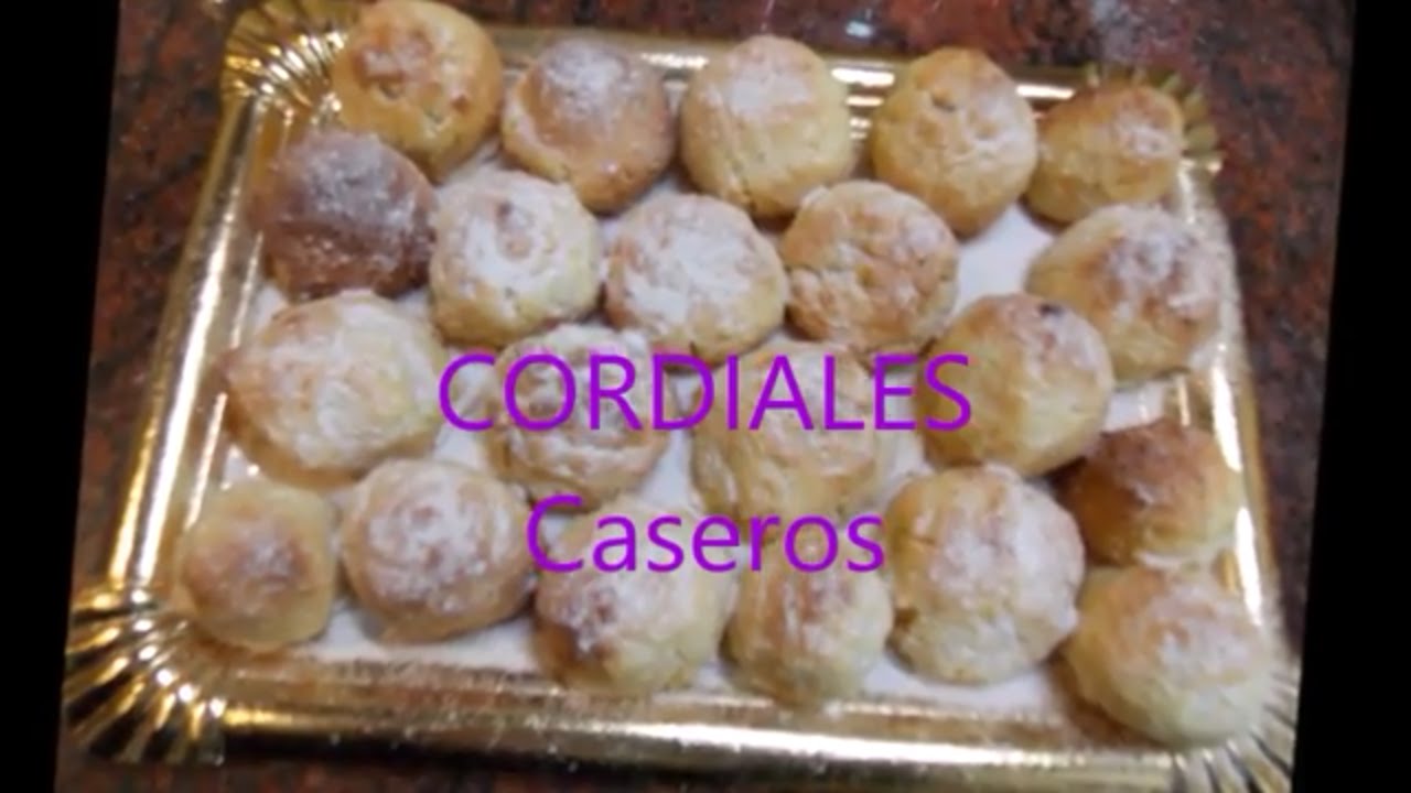 Cordiales Caseros. Dulces de Navidad. - YouTube