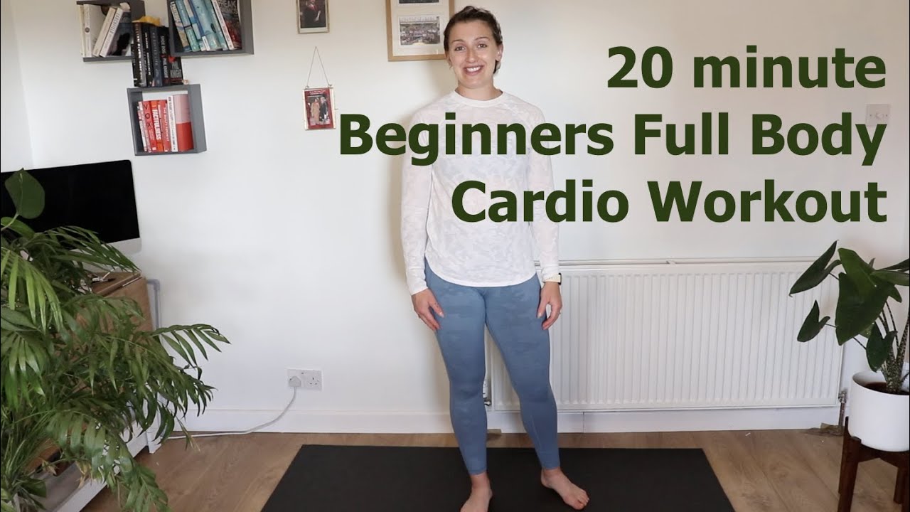 Beginners Full Body Cardio Workout // 20mins no equipment - YouTube