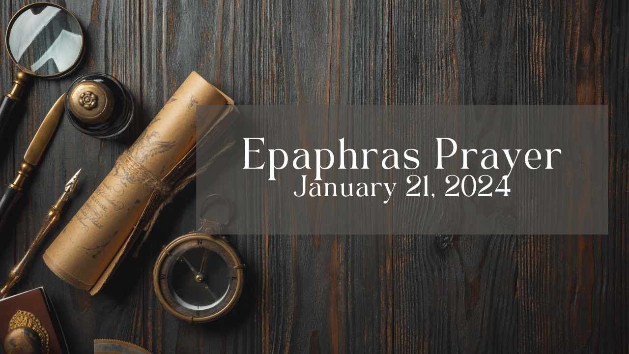 Epaphras' Prayer - YouTube