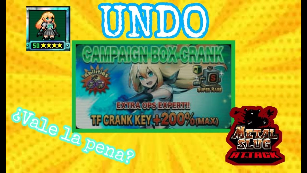 UNDO ¿Vale la pena? Metal Slug Attack (MSA) &&& - YouTube