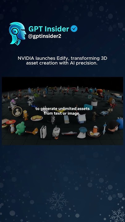 NVIDIA launches Edify, transforming 3D asset creation with AI precision. - YouTube