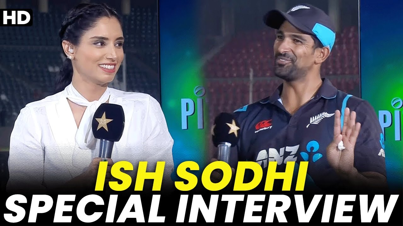 Ish Sodhi Special Interview | Pakistan vs New Zealand | 3rd T20I 2023 ...