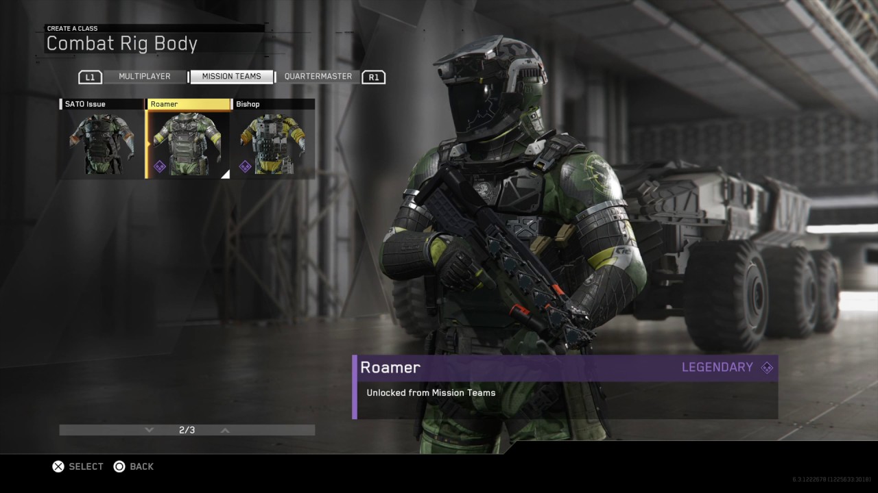 Infinite Warfare: Warfighter Roamer Combat Rig Body - YouTube