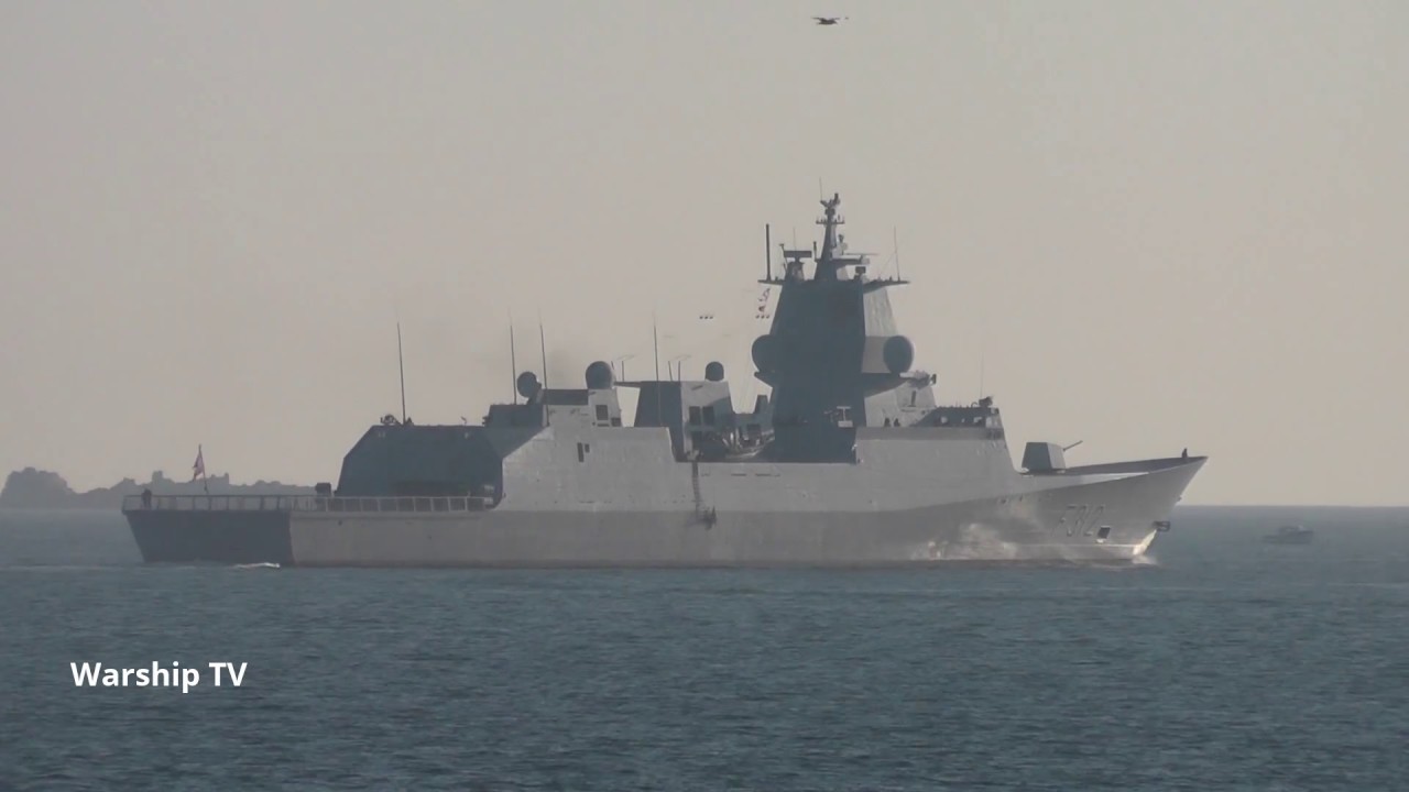 ROYAL NORWEGIAN NAVY HNoMS OTTO SVERDRUP F312 LEAVES DEVONPORT AT RUSTY ...
