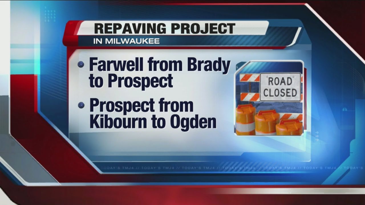 Repaving projects on Milwaukee's East Side - YouTube