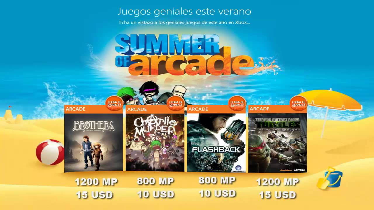 Summer Of Arcade Fechas y precios de los Juegos Xbox Live - YouTube