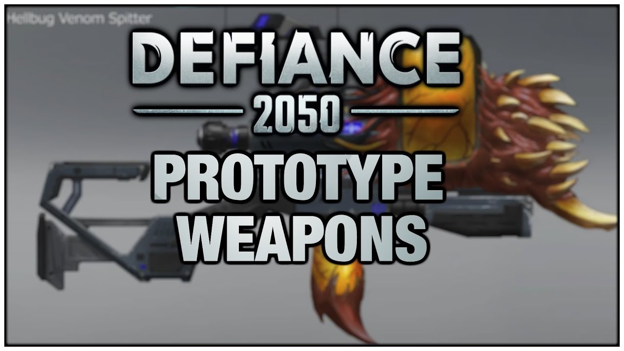 Defiance 2050 First Look at Prototype Weapons - YouTube