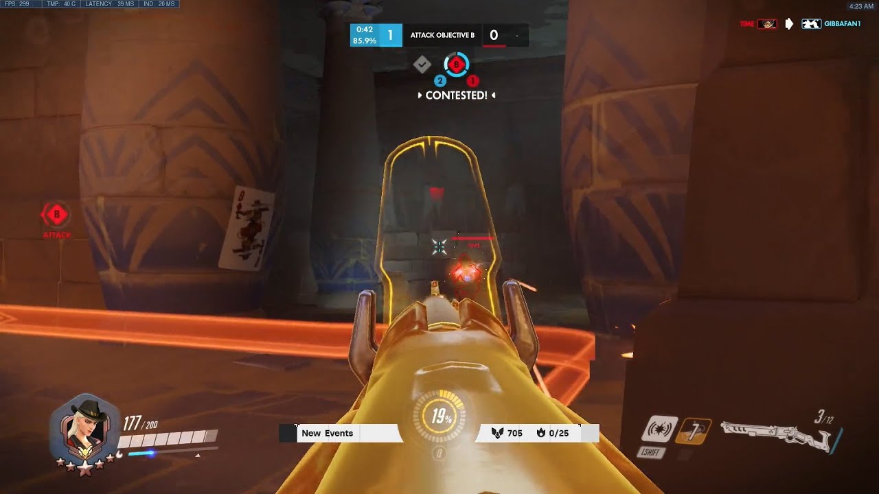Gale Ashe Cassidy Gameplay Overwatch Season 35 Top 500 Youtube
