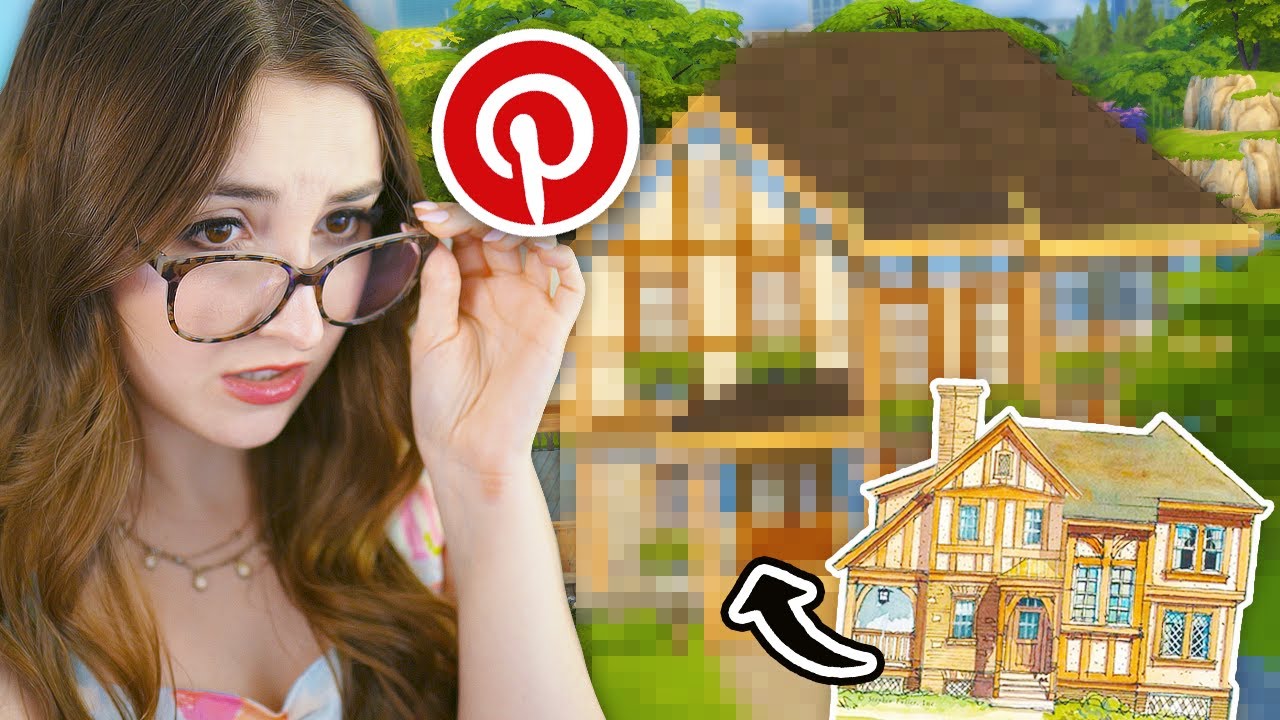 pinterest decides what i build in the sims 4 - YouTube