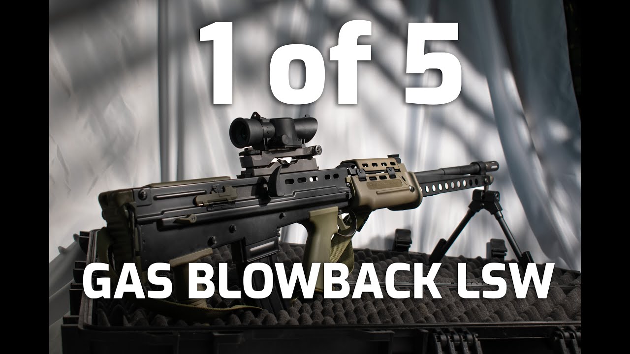 Rare: Gas Blowback L86 LSW Airsoft - YouTube