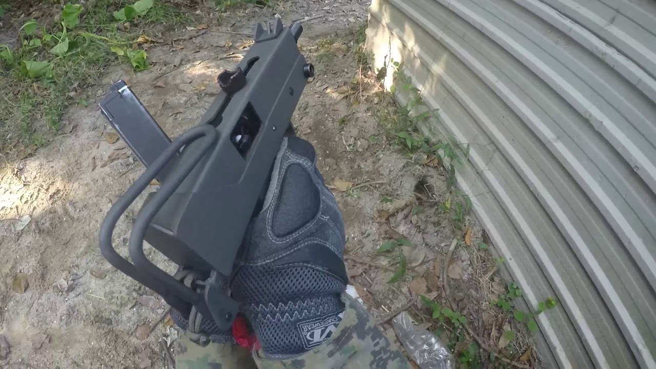 M11 KSC Airsoft game - YouTube