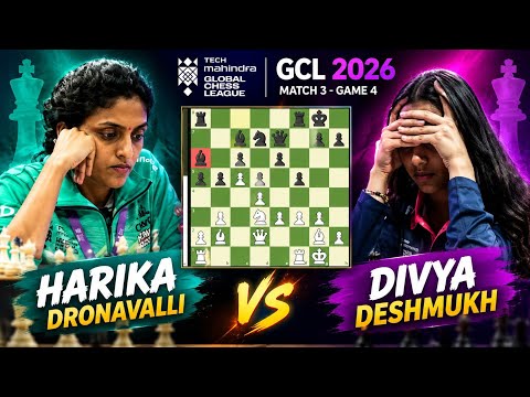 Harika vs Divya | Global Chess League 2026 🔥