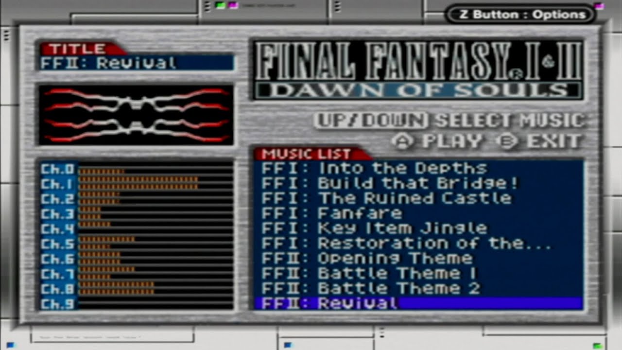 GBA Final Fantasy II: Music Player [OST Visualizer] / All Tracks - YouTube