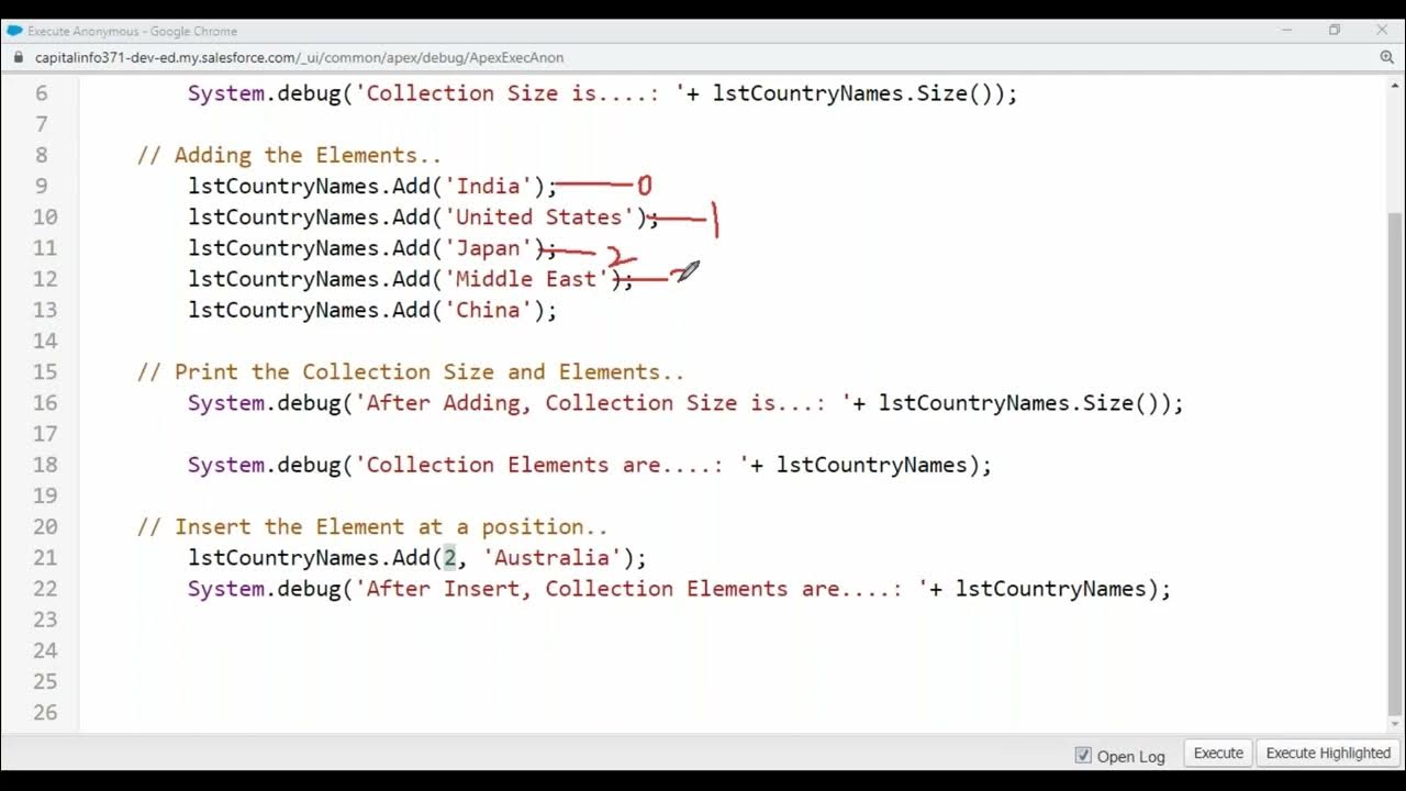 Session 26 List Collection Use Case Set Collection in Salesforce ...