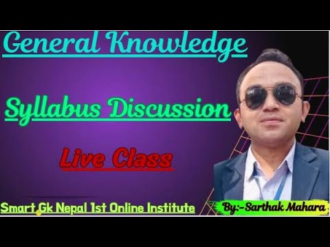 2080 Asar 11|| General Knowledge || Syllabus Discussion || Live Class ...
