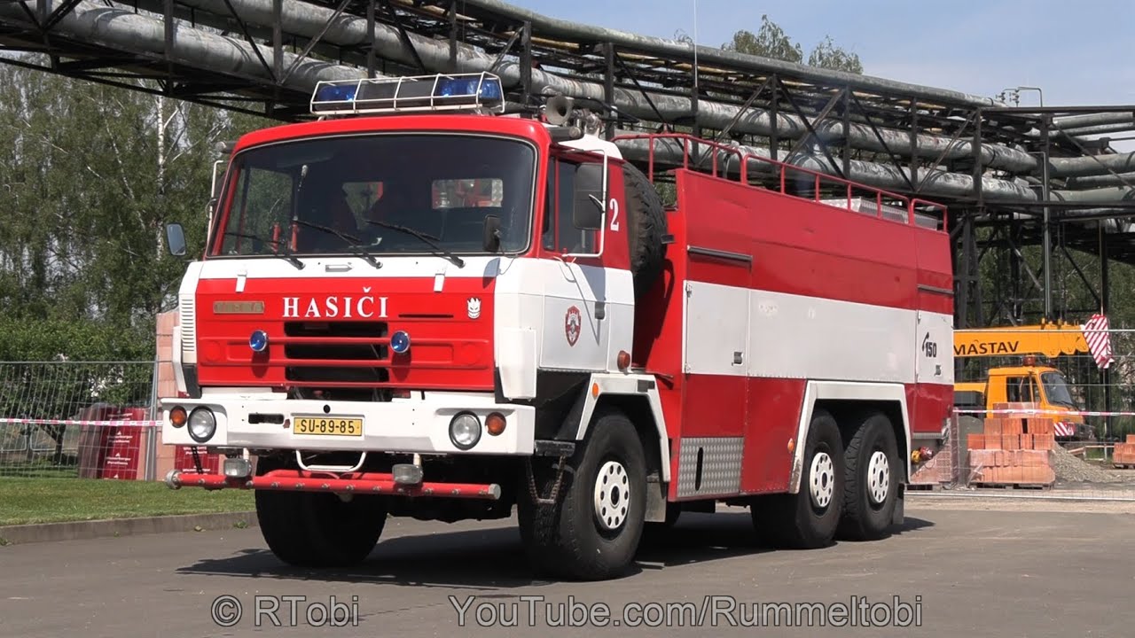 1985 Czech Fire Truck/Tanker - Original & Still in Service - Detailed ...