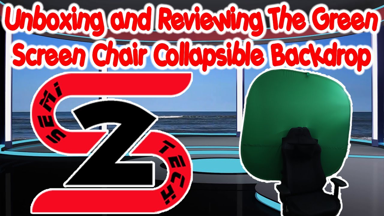 Unboxing and Reviewing The Green Screen Chair Collapsible Backdrop ...