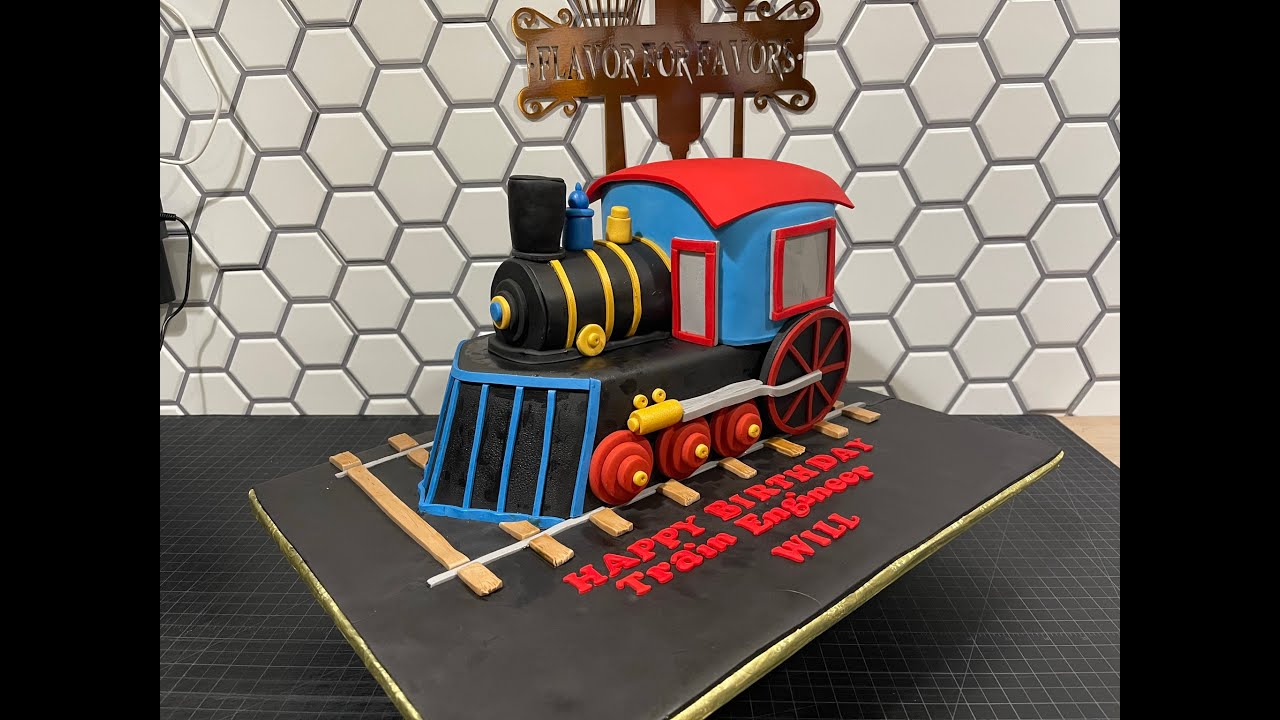 Episode 010: How to Make a 3D Train Cake - YouTube