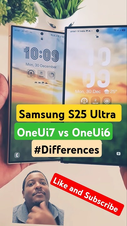 Official One UI 6 vs One UI 7 Comparison | Samsung 🔥 #S24Ultra #OneUI7 - YouTube