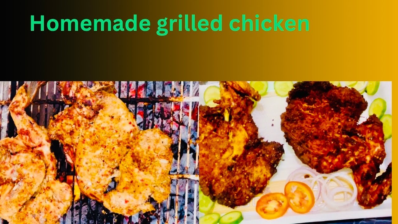 Easy Grill Chicken Recipe By hawa foods گریل چکن جو باربی کیو کو بھی ...