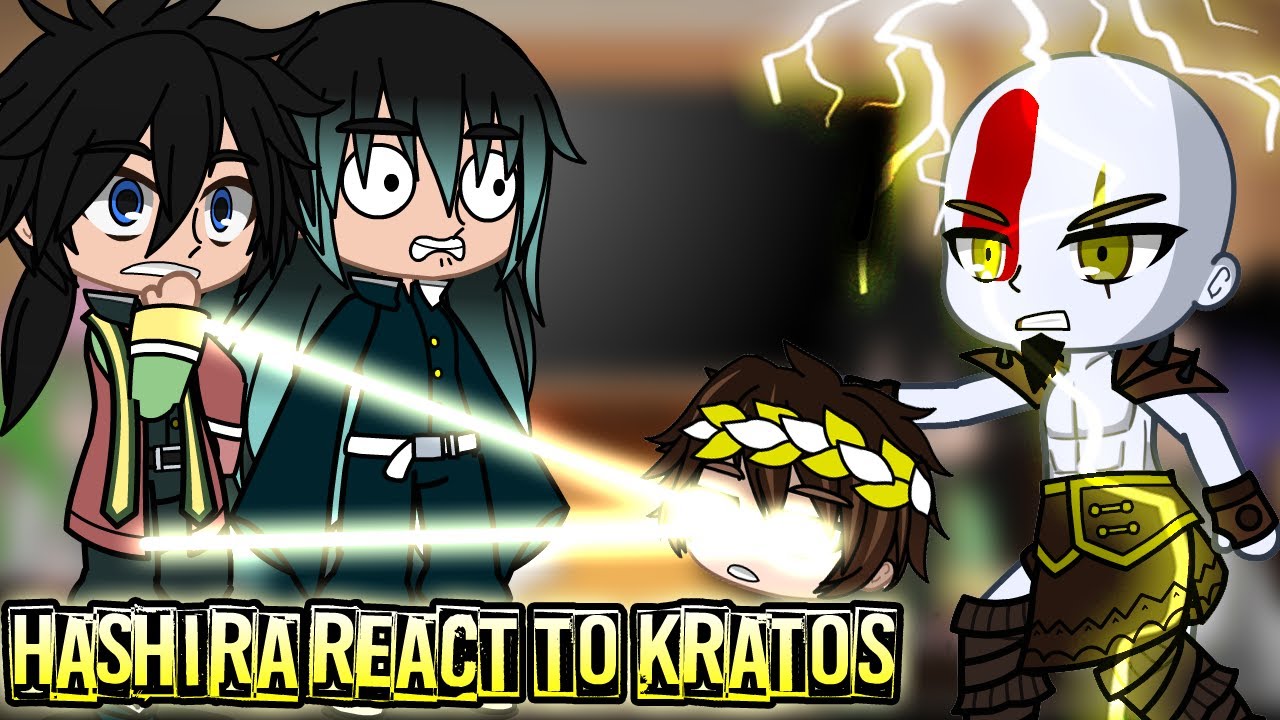 Hashira react to kratos as First Hashira ||GOW 3|| ||Demon slayer ...
