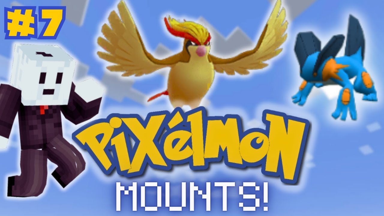 Ground & Flying Mounts! + Building a Fishing Shack - Pixelmon Episode 7 ...