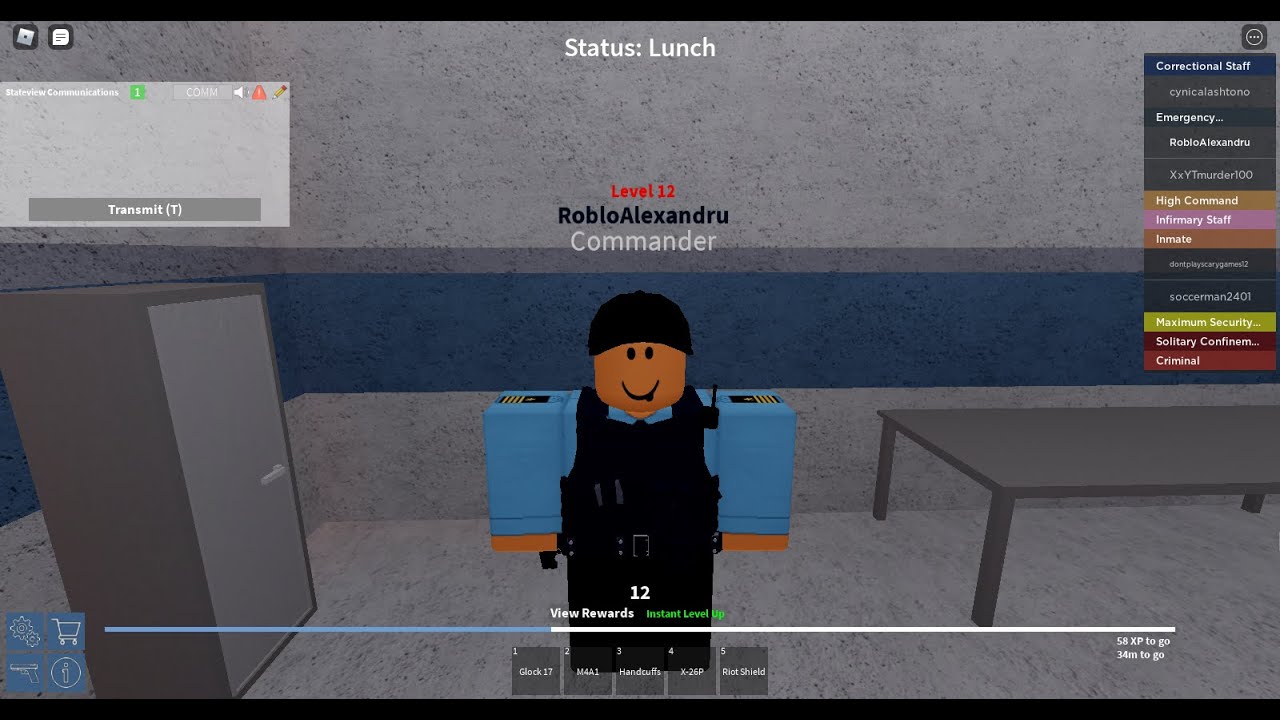 Roblox | Stateview Prison V2| A life in the day of a Commander (COMM ...