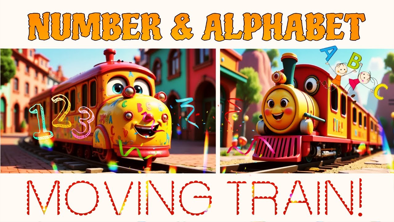 Number And Alphabet Train (K A P Show) - YouTube