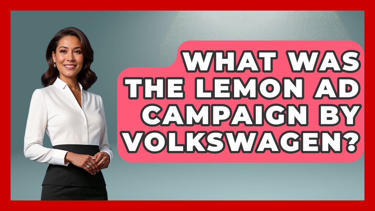 What Was The Lemon Ad Campaign By Volkswagen? - I'm a 60s Baby - YouTube