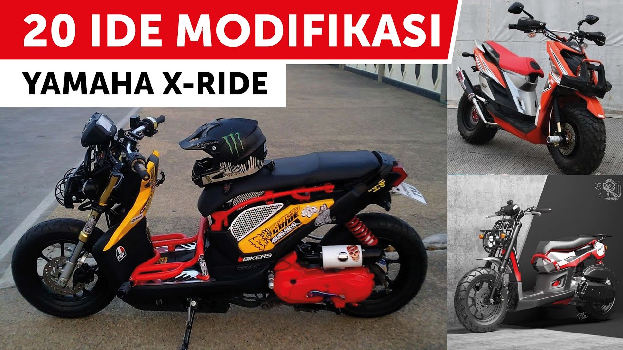 20 IDE MODIFIKASI YAMAHA X RIDE - YouTube