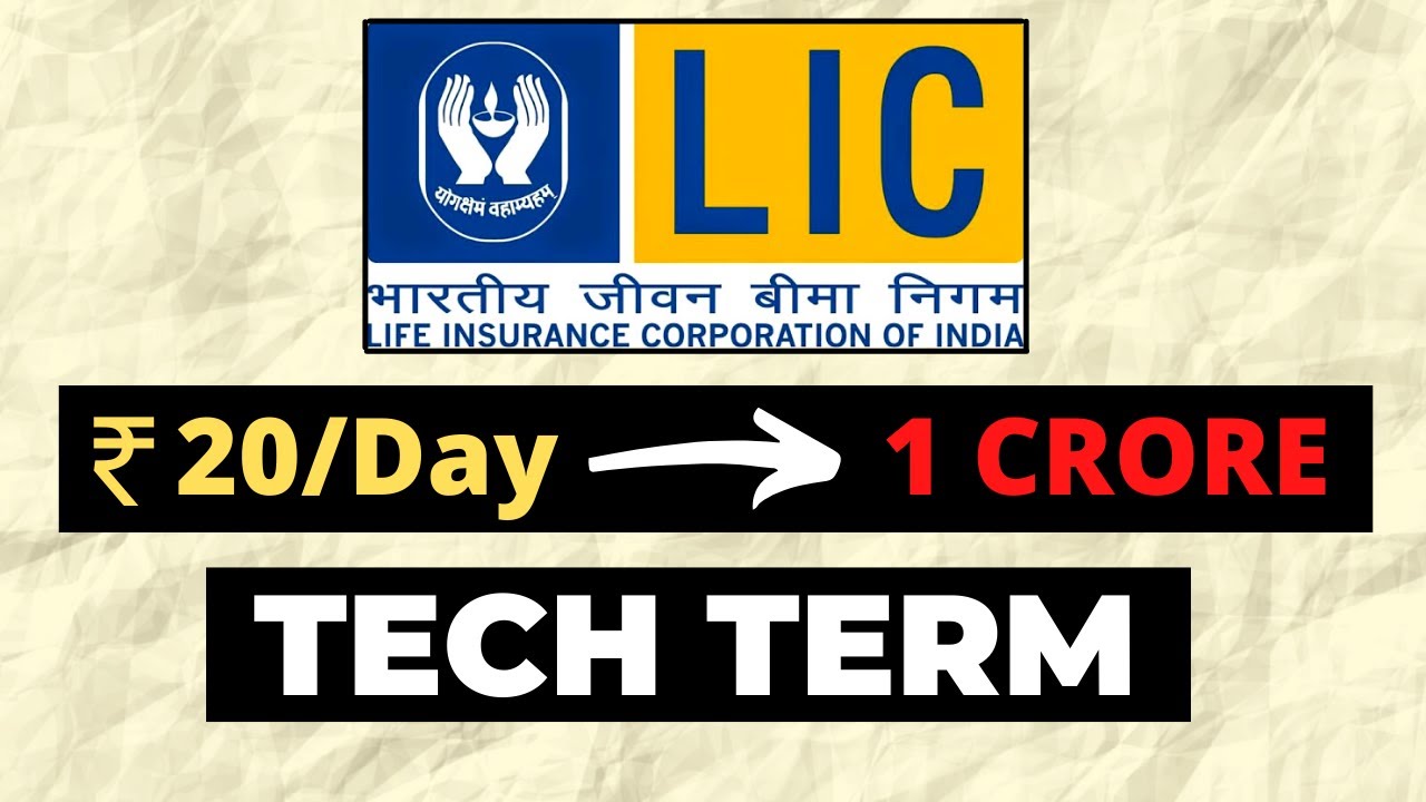 LIC Tech Term Plan 854 Review | 1 CRORE Term Insurance | Financial Monk ...