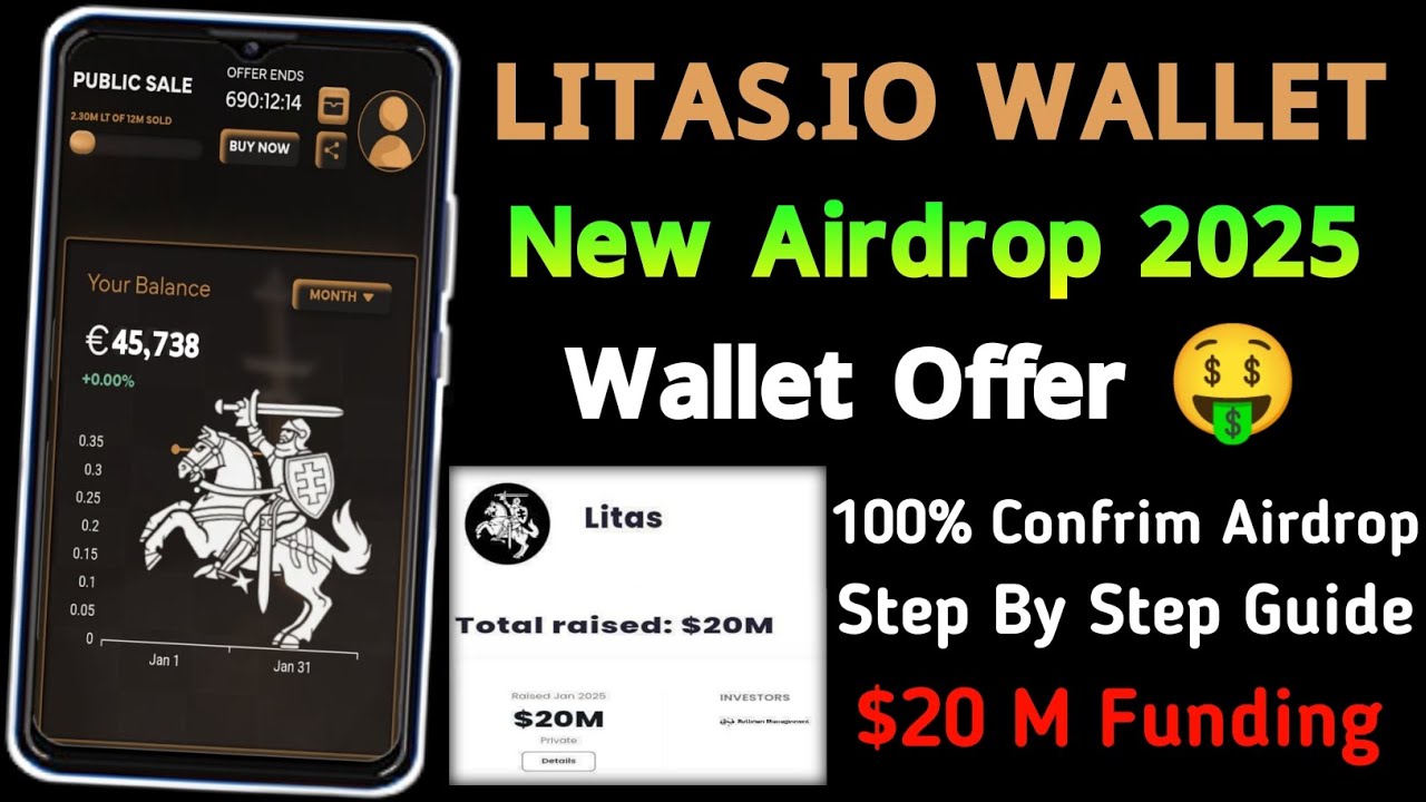 Litas.io Wallet Mining Airdrop ।। New Wallet Airdrop 2025 ।। Frist Join ...
