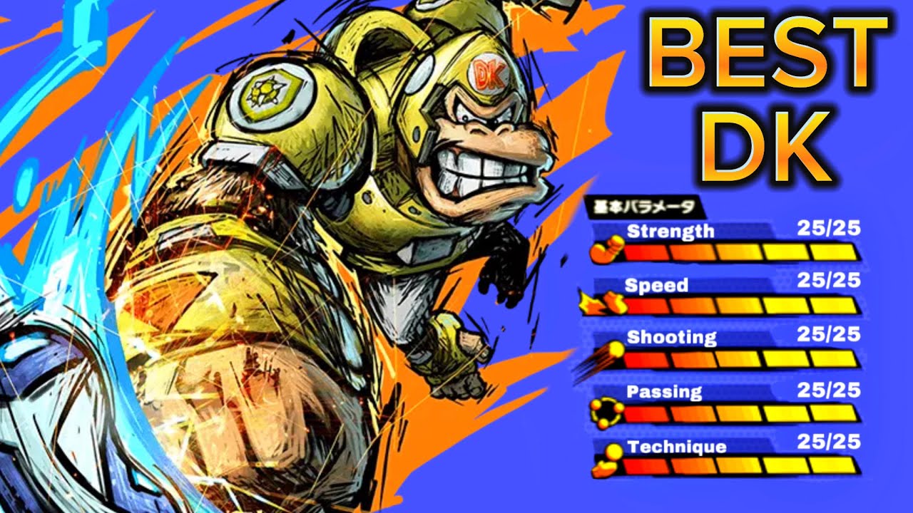 USE THIS DK! | Best DK Build in Mario Strikers Battle League - YouTube