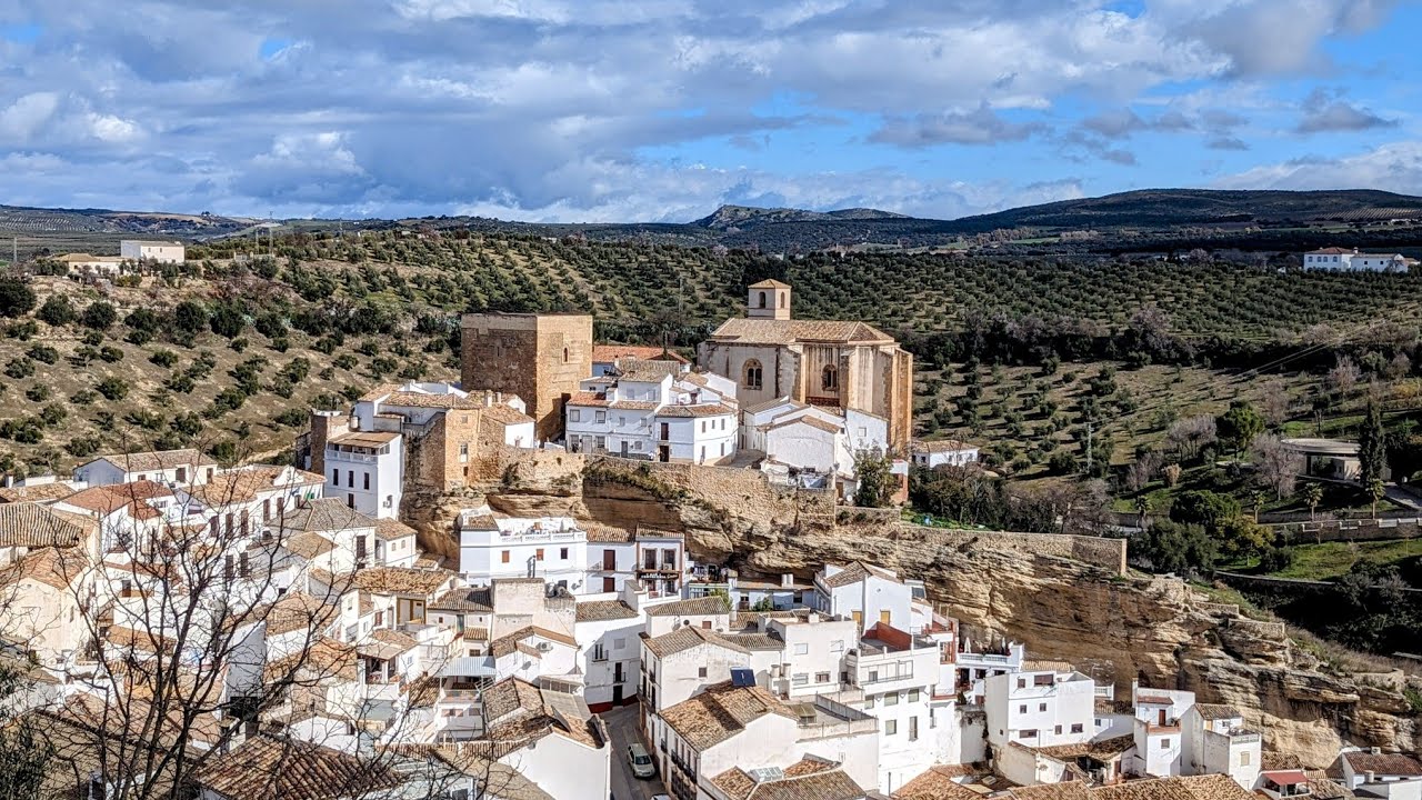 Setenil - Beautiful Spanish town with cave and cliff houses - YouTube