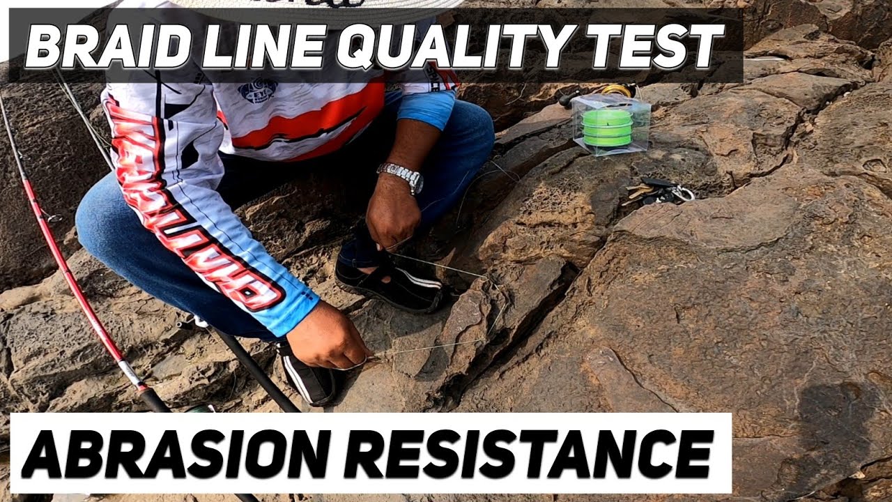 Fishing Braid Line Quality Test || ABRASION Resistance Test - YouTube