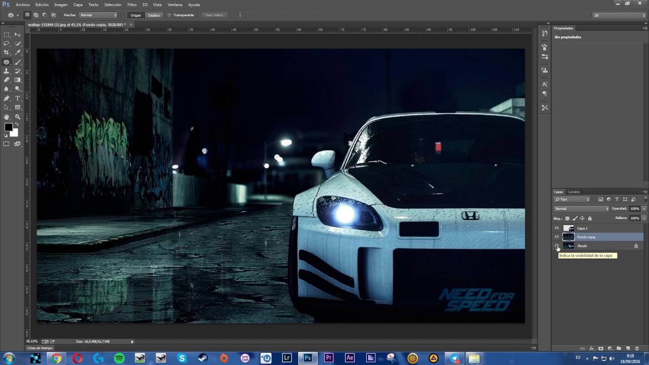 SPEED ART │PHOTOSHOP + AFTER EFFECTS │TUTORIAL COCHE EN MOVIMIENTO ...